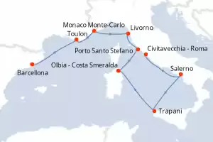 Croisière Crystal Cruises au départ de Barcellona: 7 offres et promos